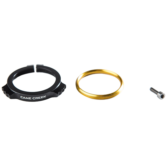Cane Creek Alloy Preload Collar and Ti Bolt- Black | Bikeparts.Com