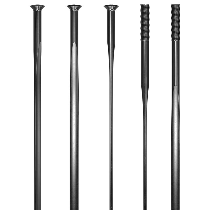 DT Swiss Aerolite Bladed Spoke, SP, Black, 302mm, 20/Count | Bikeparts.Com