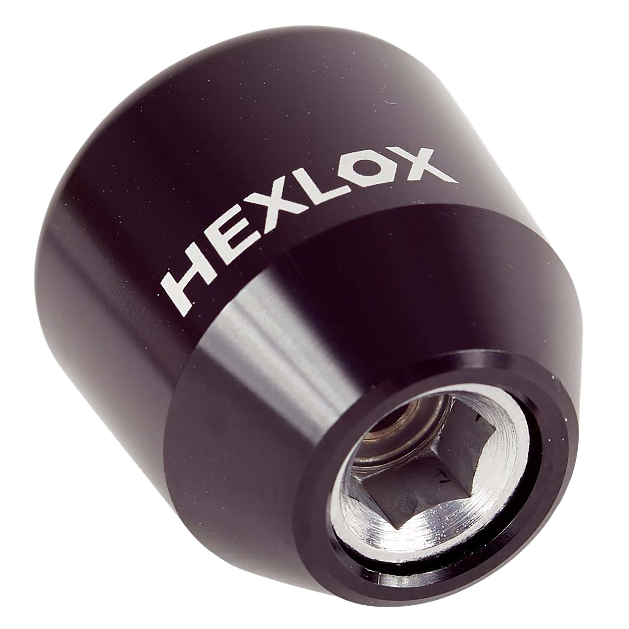 Hexlox Hexnut Axle Nut, M10, Rear, Black | Bikeparts.Com
