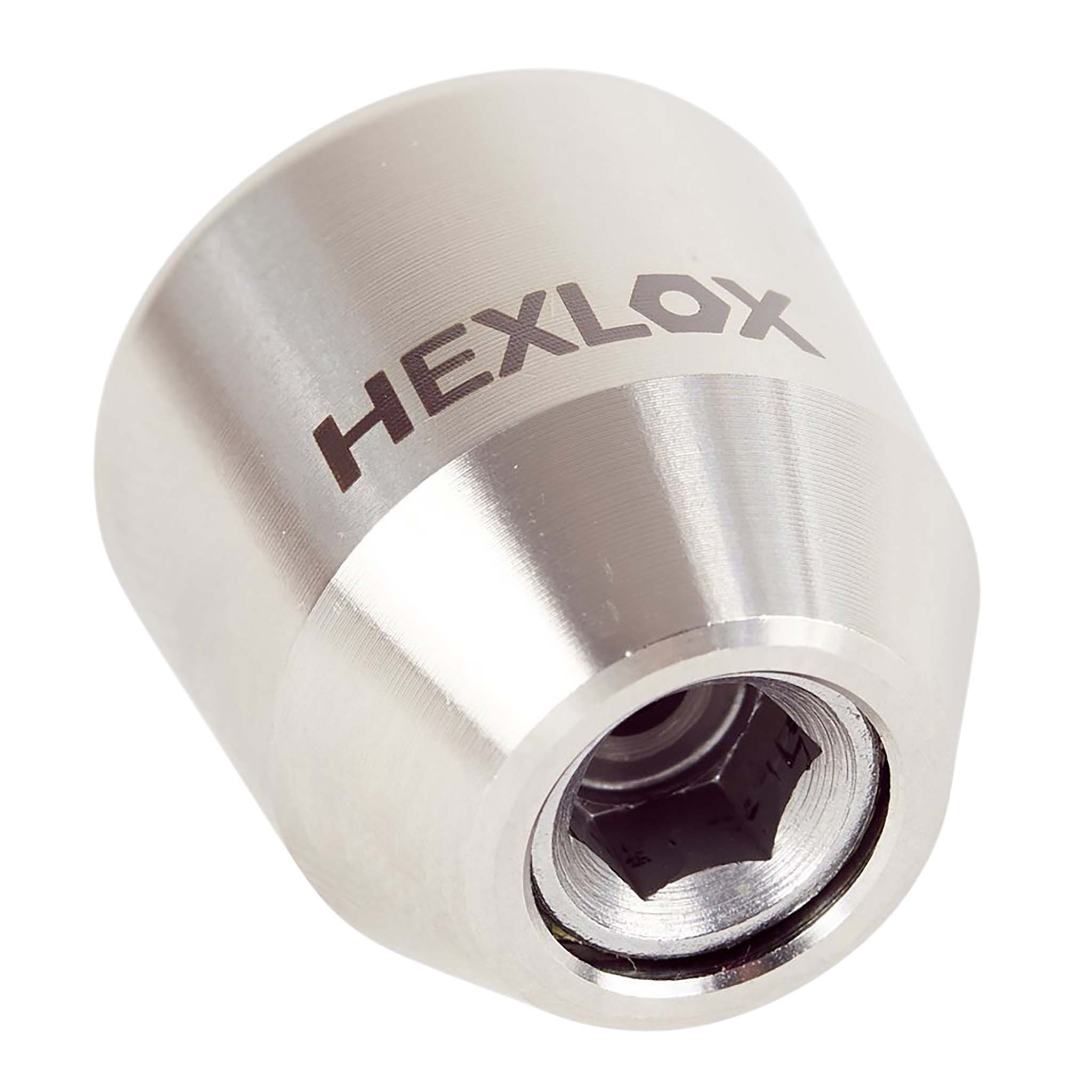 Hexlox Hexnut Axle Nut, M9, Front, Silver | Bikeparts.Com
