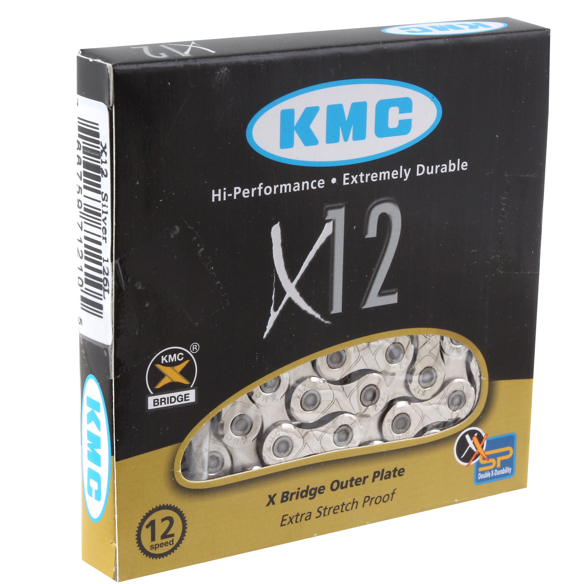KMC X-12 12sp Chain, Silver | Bikeparts.Com