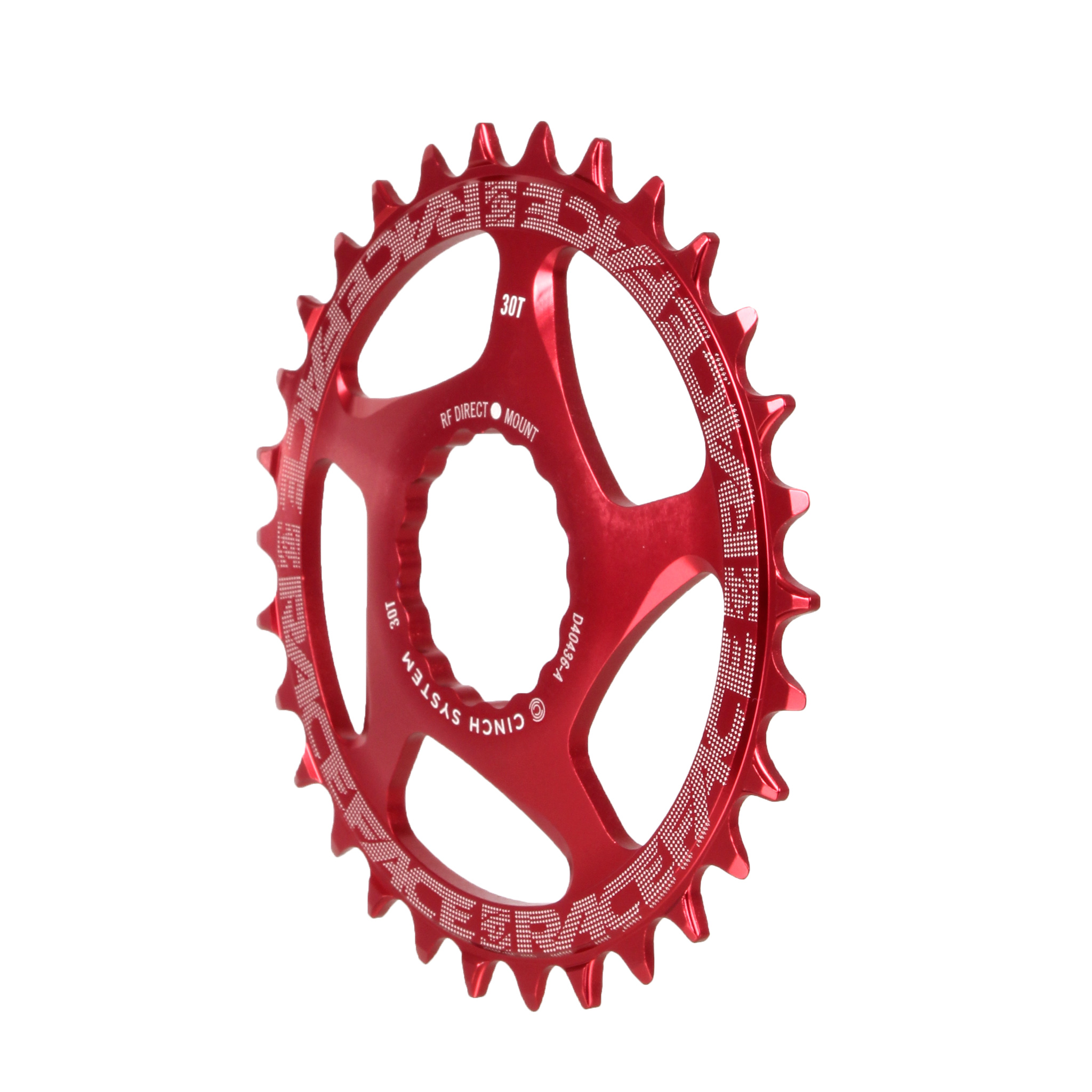 Race Face Cinch Direct Mount Chainring, 30T, Red | Bikeparts.Com