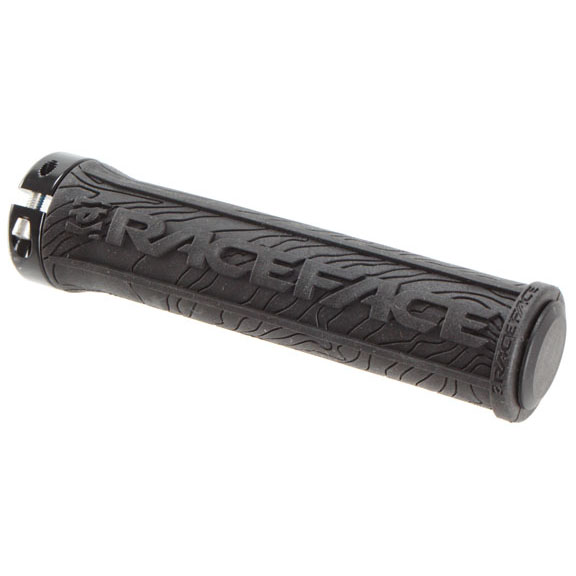 Race Face Half Nelson Lock-On Grips, Black/Black | Bikeparts.Com