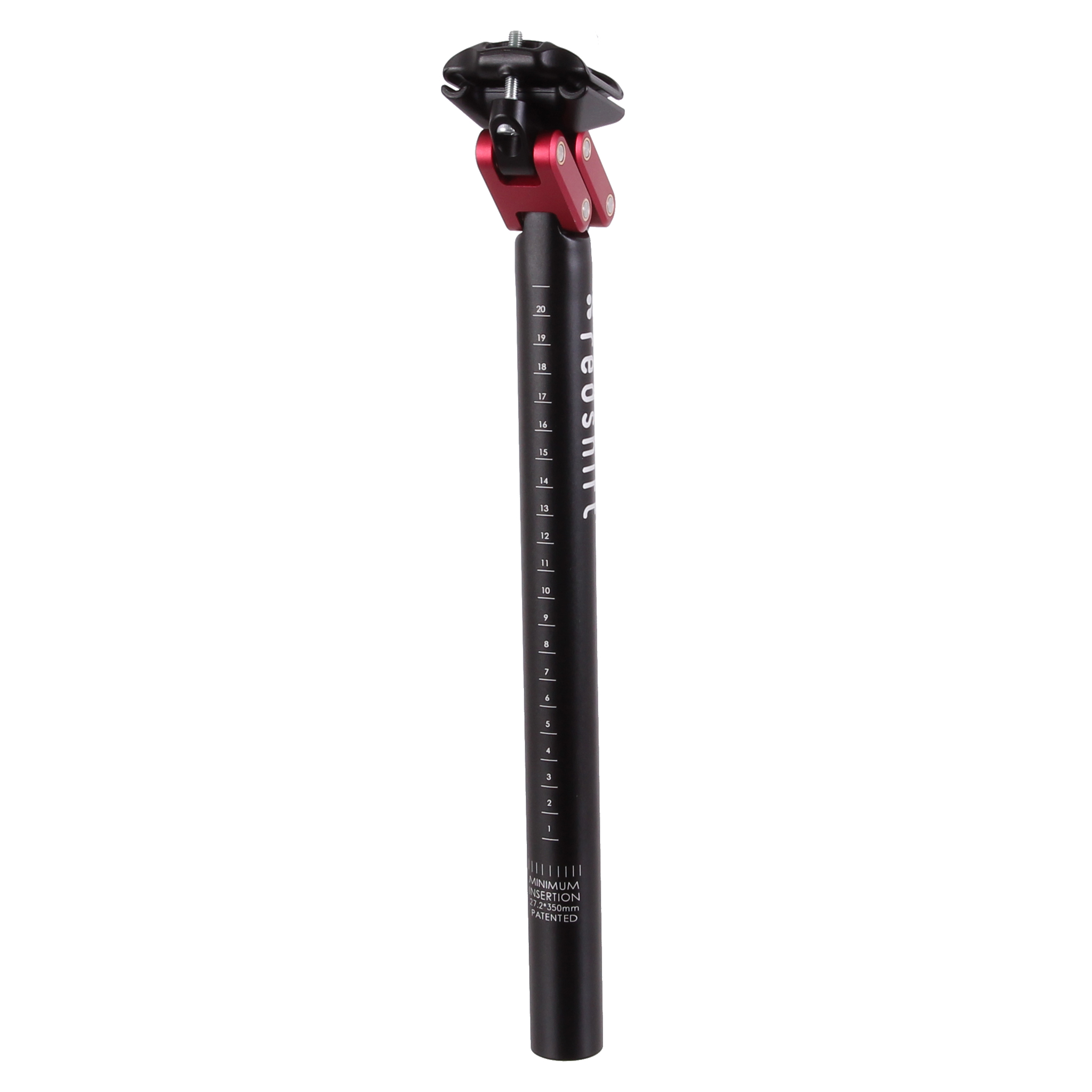 Redshift Sports Dual Position Seatpost, 27.2 x 350mm - Black/Red ...