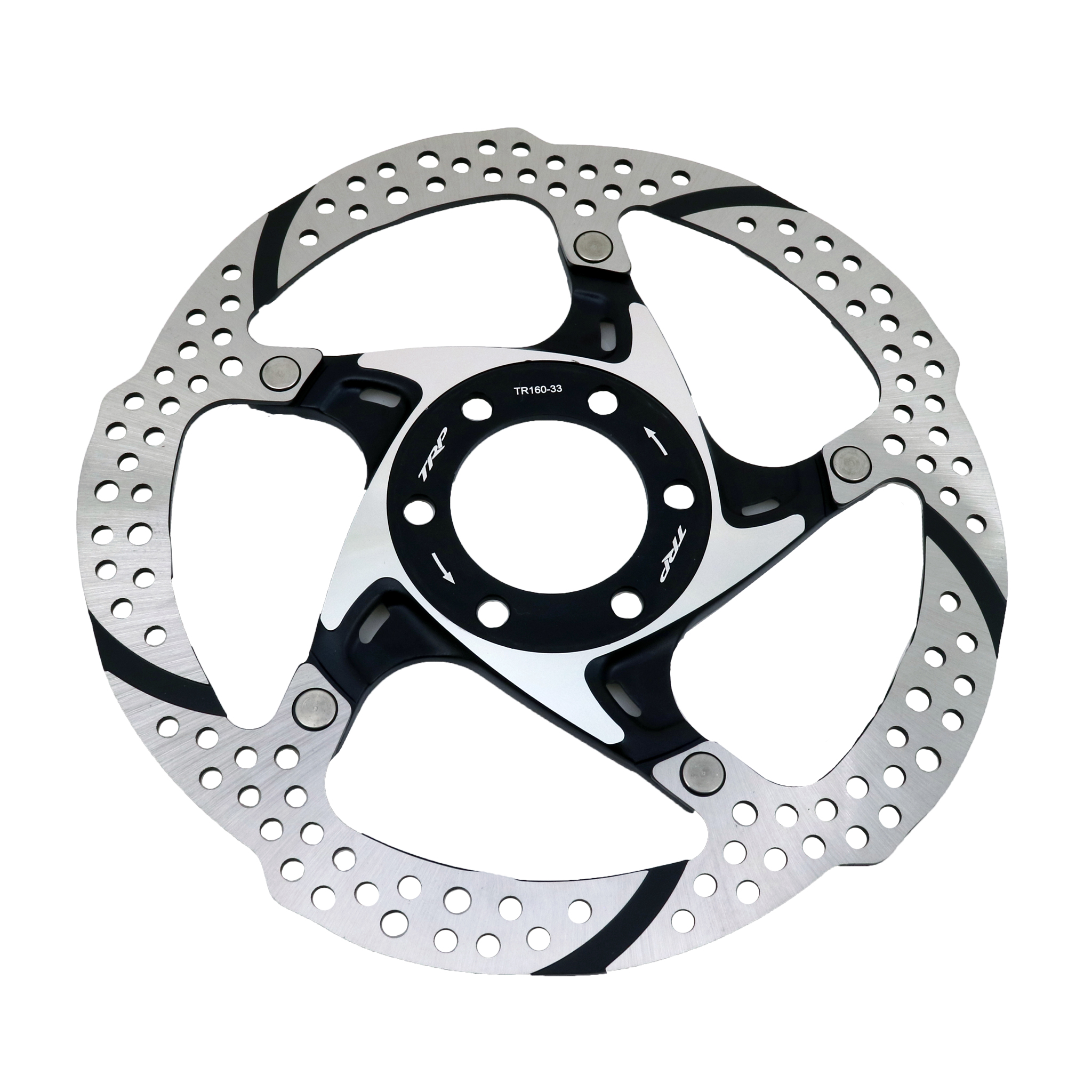 TRP 2-Piece Slotted 6-Bolt Rotor, 140mm (TRP-33) - | Bikeparts.Com