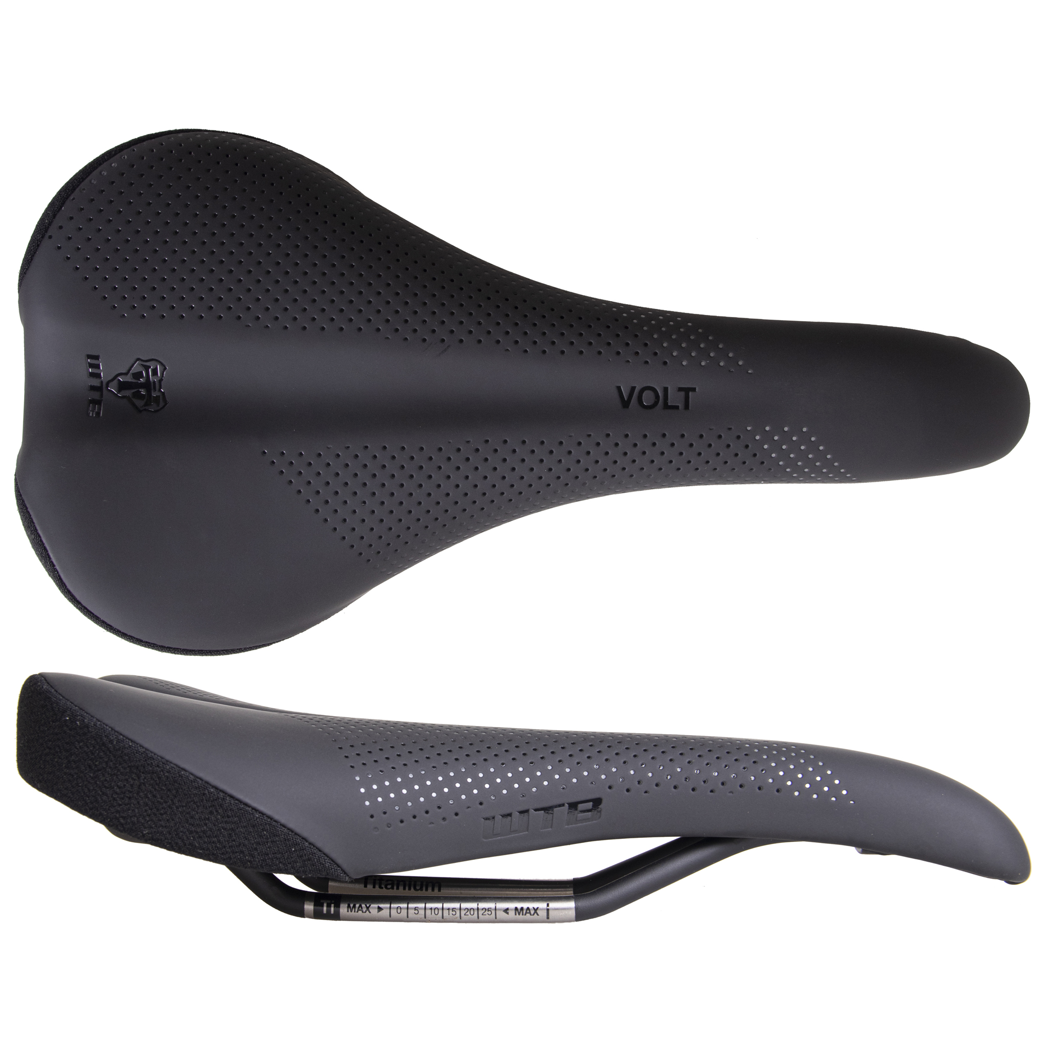 WTB Volt Narrow Titanium Black Saddle | Bikeparts.Com