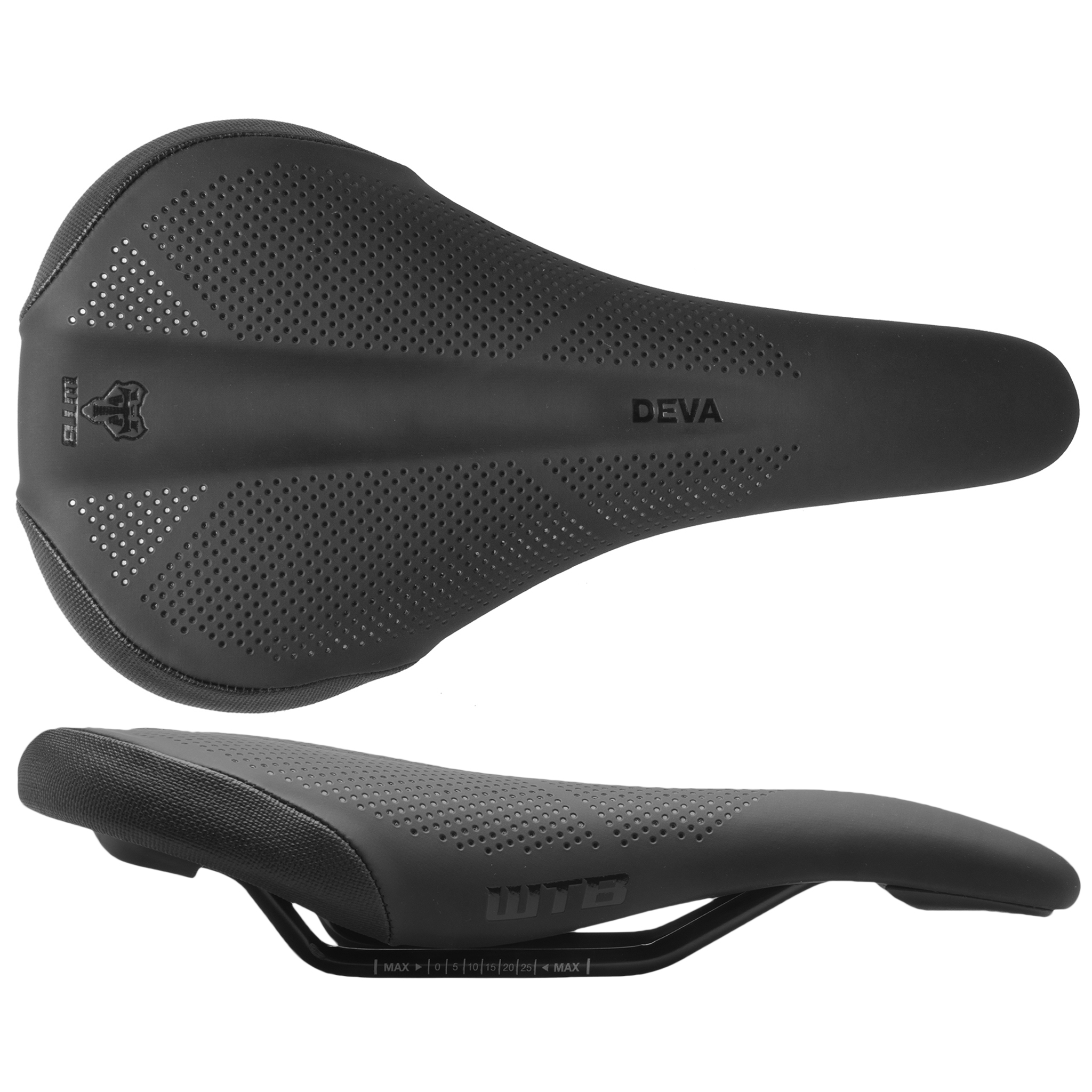 WTB Deva Medium Steel Black Saddle | Bikeparts.Com