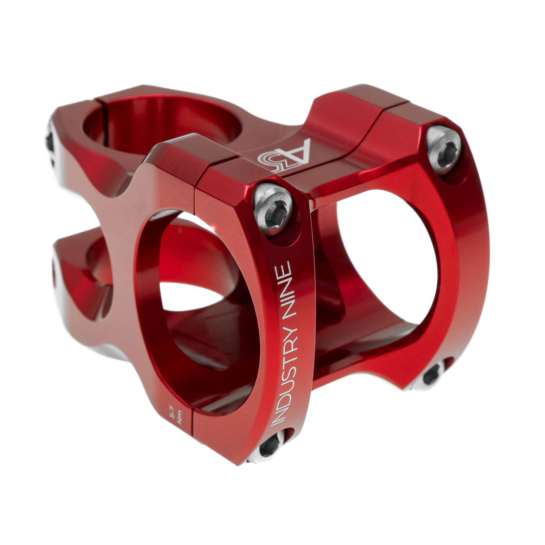 Industry Nine A35 Stem, (35.0) 32mm, Red | Bikeparts.Com