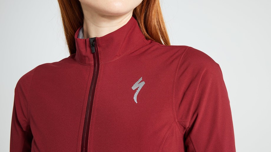 Specialized Women's RBX Comp Rain Jacket Maroon - L | Bikeparts.Com