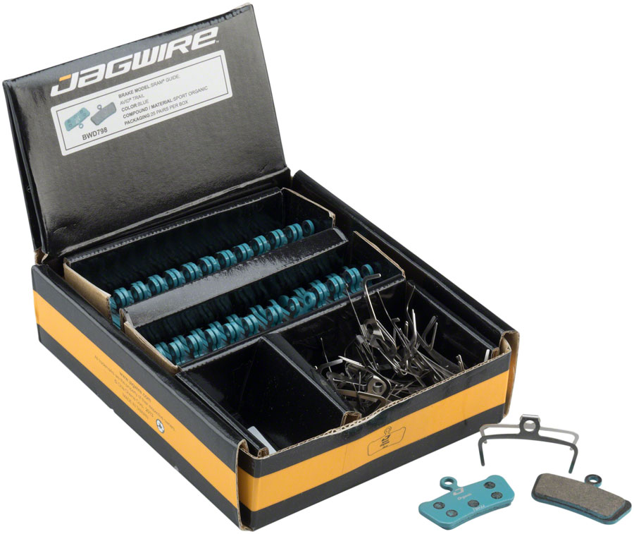 Jagwire Sport Organic Disc Brake Pads for SRAM Guide Ultimate, RSC, RS ...