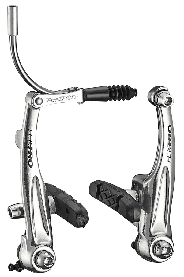 Tektro 837AL Linear Pull Brake Caliper - Front or Rear, Silver ...