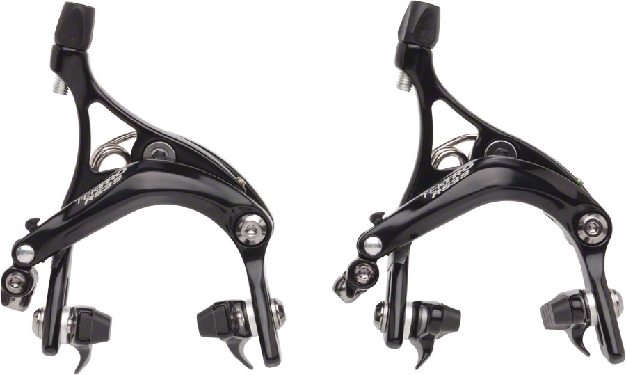 Tektro R539 Road Caliper Set Front & Rear Black 47-57mm QR | Bikeparts.Com