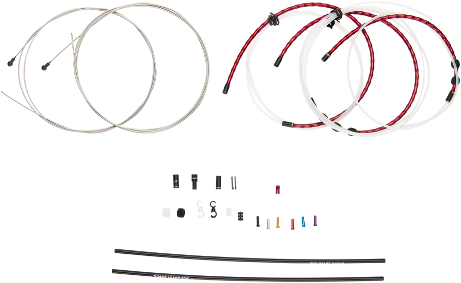 Jagwire Road Elite Link Brake Cable Kit SRAM/Shimano with Ultra-Slick ...