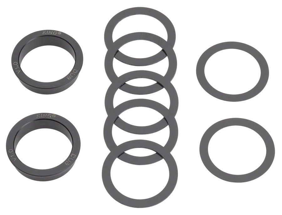 Chris King ThreadFit T47 30x Bottom Bracket with Fit Kit 1 - T47, For DUB, Matte Jet | Bikeparts.Com