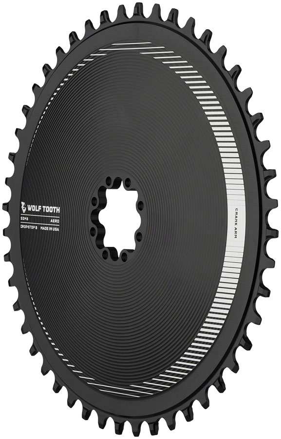 Wolf Tooth Aero Direct Mount Chainring - 52t, Direct Mount SRAM 8-Bolt ...