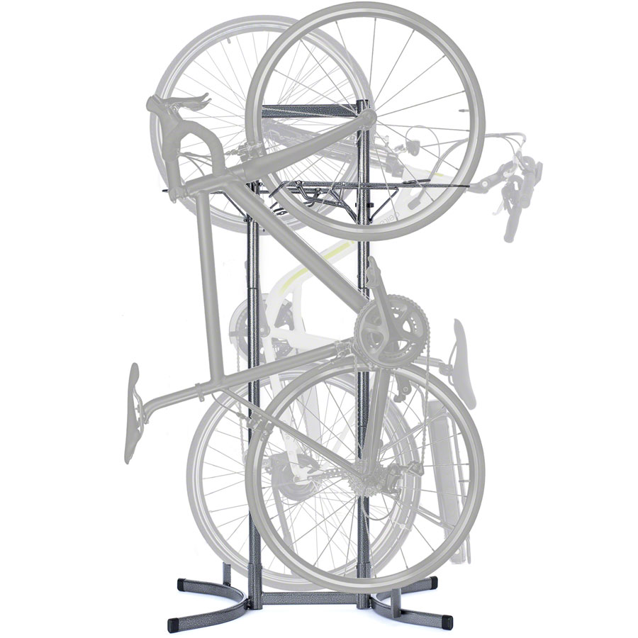 Delta Heavy Duty 2 Bike Upright Stand - Gray | Bikeparts.Com
