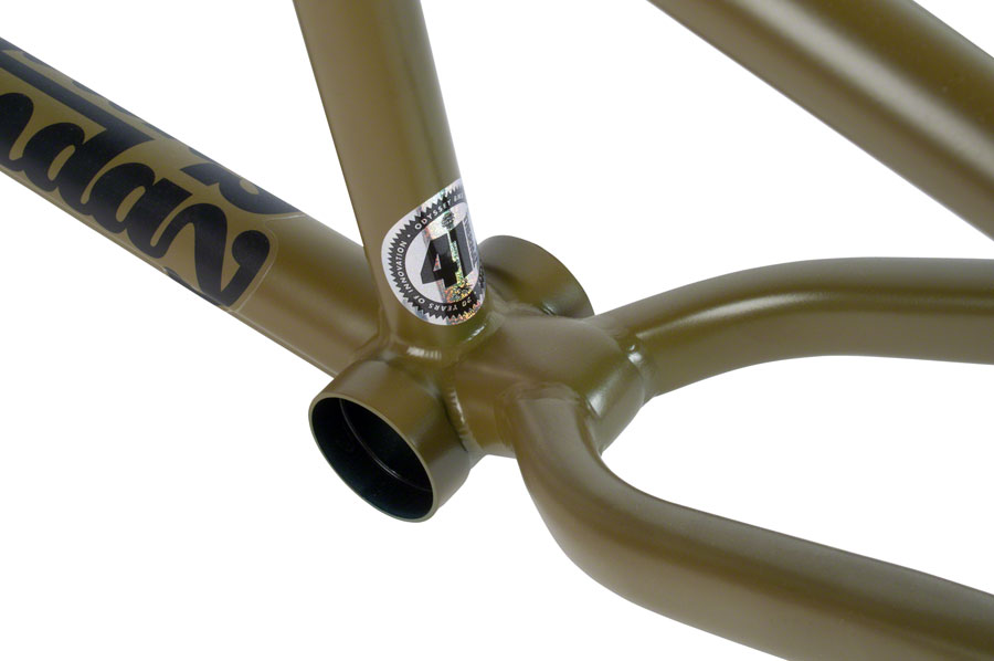 Sunday Soundwave V3 BMX Frame - 20.75" TT, Matte Army Green | Bikeparts.Com