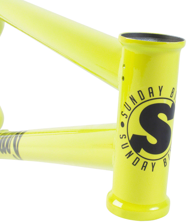 Sunday Park Ranger BMX Frame - 20.75" TT, Yellow | Bikeparts.Com