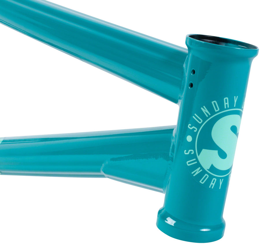 Sunday Soundwave V3 BMX Frame - 20.5" TT, Green | Bikeparts.Com