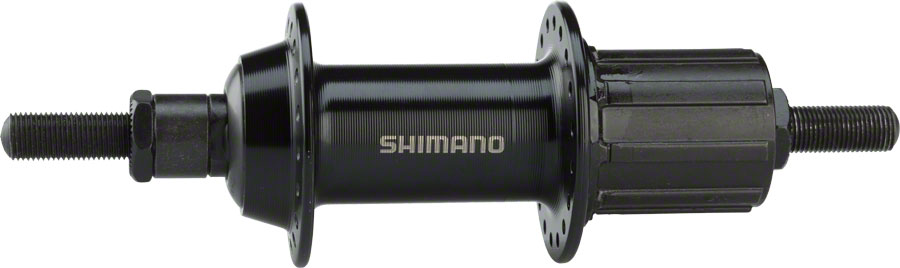 Shimano FH-TX500 Rear Hub - Threaded x 135mm, Rim Brake, HG10, Black, 36H | Bikeparts.Com