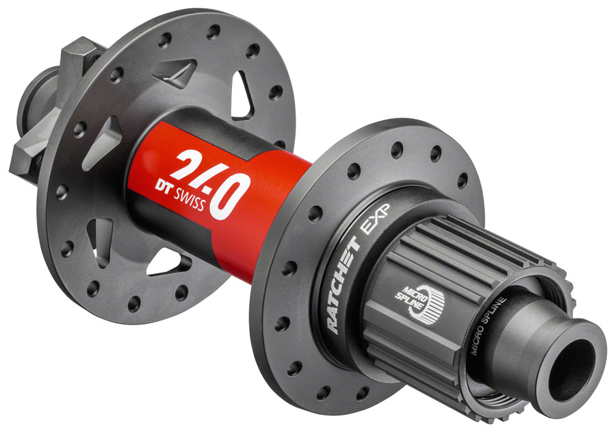 DT Swiss 240 EXP Rear Hub - 12 x 148mm 6-Bolt Micro Spline Black/Red ...