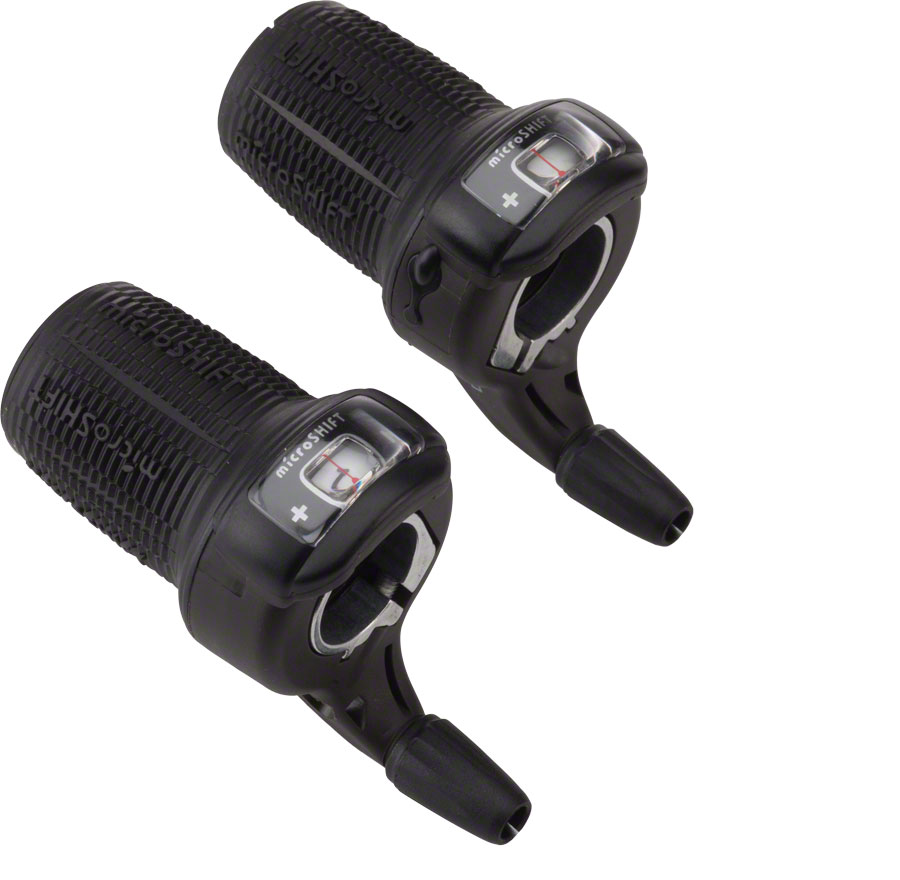 microSHIFT DS85 Twist Shifter Set, 7-Speed, Triple, Optical Gear ...
