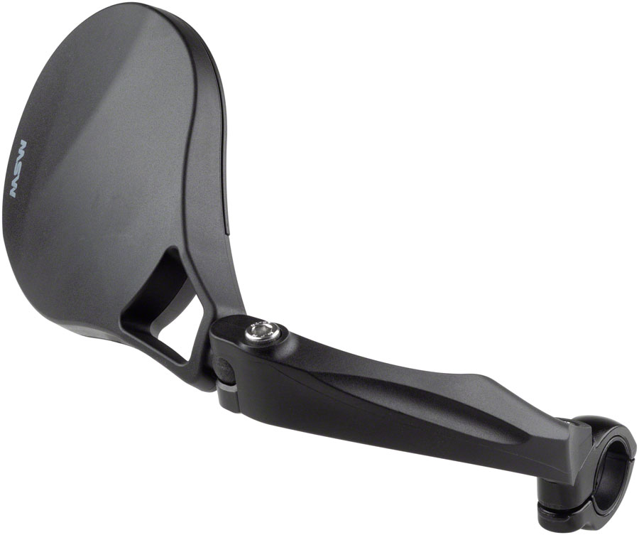 MSW Handlebar Mirror - Flat Bar, Right Side, HD Glass Lens | Bikeparts.Com