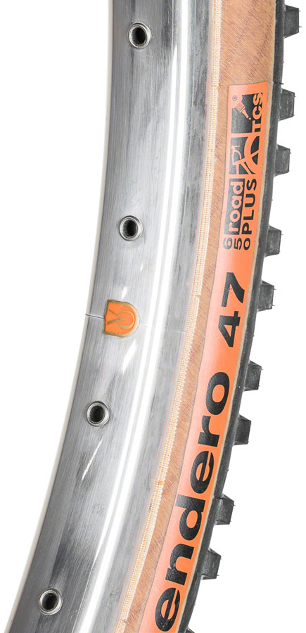 Velo Orange Voyager Rim - 650b, Disc/Rim, Silver, 36H | Bikeparts.Com