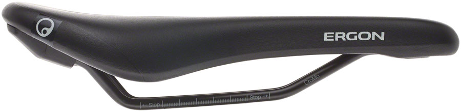 Ergon SM Sport Saddle - Chromoly Black Men's Medium/Large | Bikeparts.Com