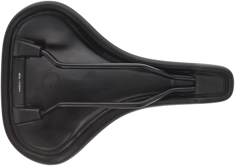 Ergon ST Gel Saddle - Chromoly, Black, Men's, Medium/Large | Bikeparts.Com