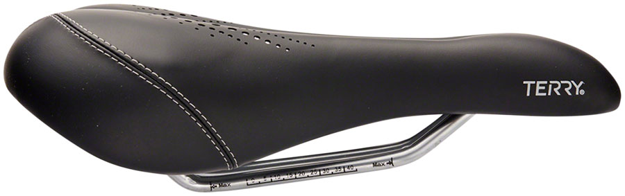 Terry Liberator X Gel Saddle - Steel, Black, Women's | Bikeparts.Com