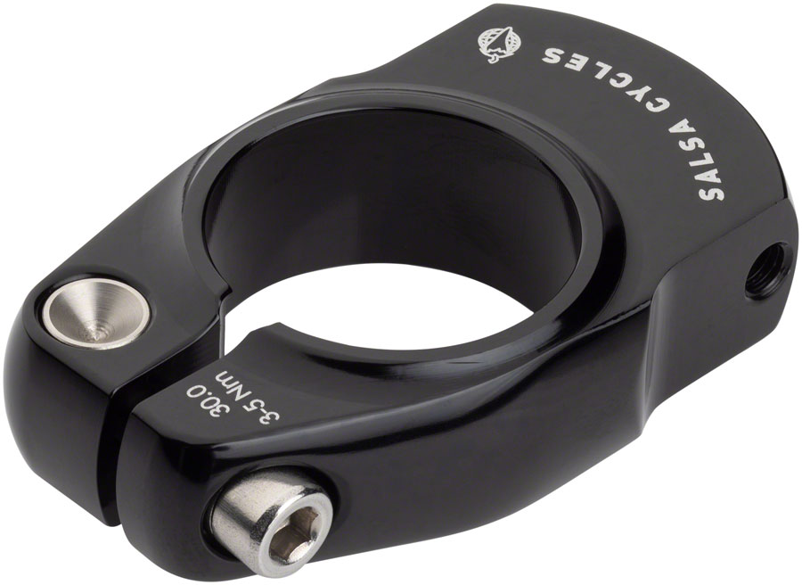 Salsa Rack-Lock Seatpost Clamp - 30.0mm, Bolt-On, Black | Bikeparts.Com