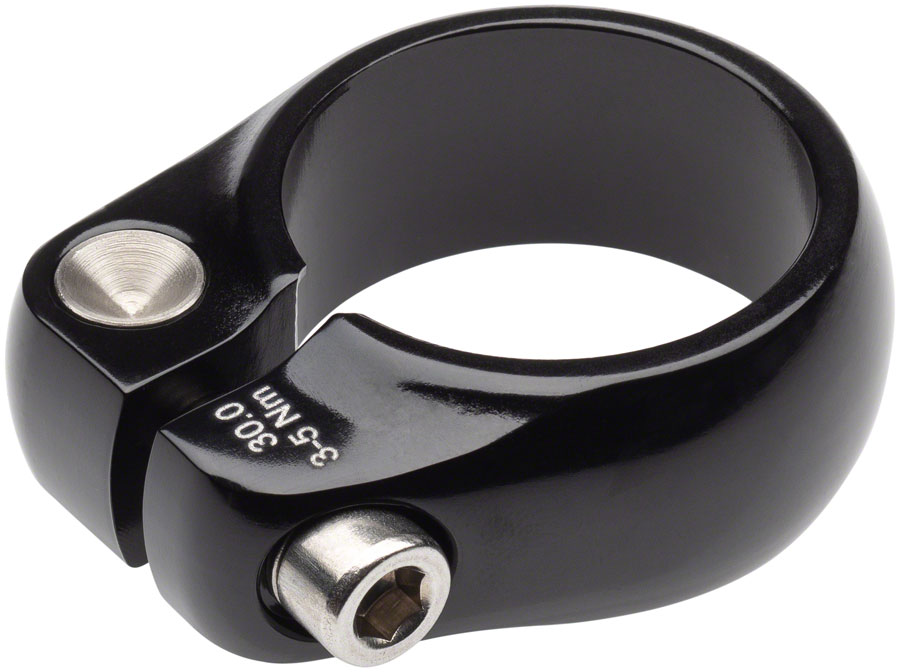 Salsa Lip-Lock Seatpost Clamp - 30.0mm, Bolt-On, Black | Bikeparts.Com