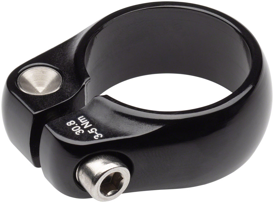 Salsa Lip-Lock Seatpost Clamp - 30.8mm, Bolt-On, Black | Bikeparts.Com