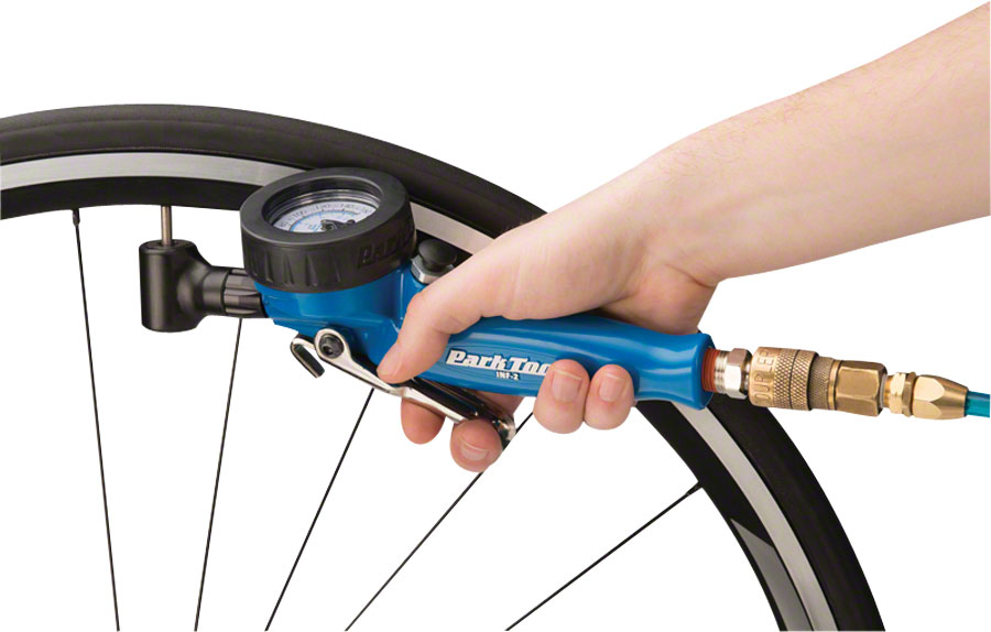 Park Tool INF-2 Shop Inflator Presta/Schrader | Bikeparts.Com