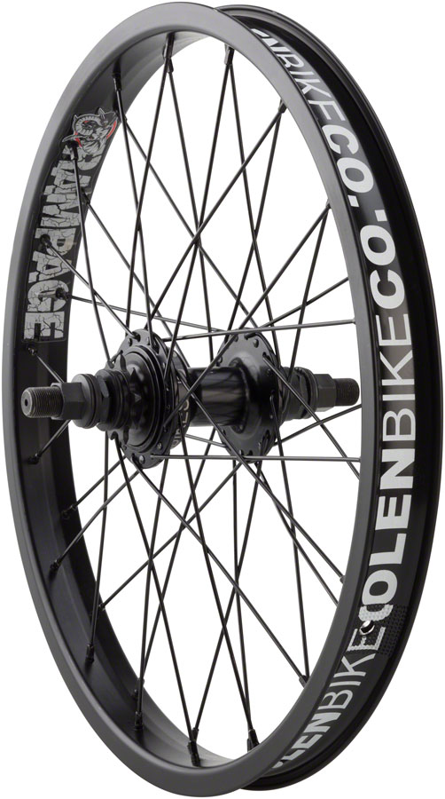 Stolen Rampage Rear Wheel - 18", 14 x 110mm, Rim Brake, Cassette, Black ...