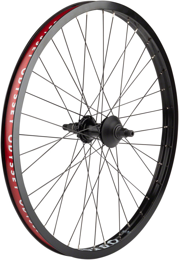 Odyssey Hazard Lite Rear Wheel - 24", 14 x 110mm, Rim Brake, Cassette, RHD/LHD, Hard Black ...