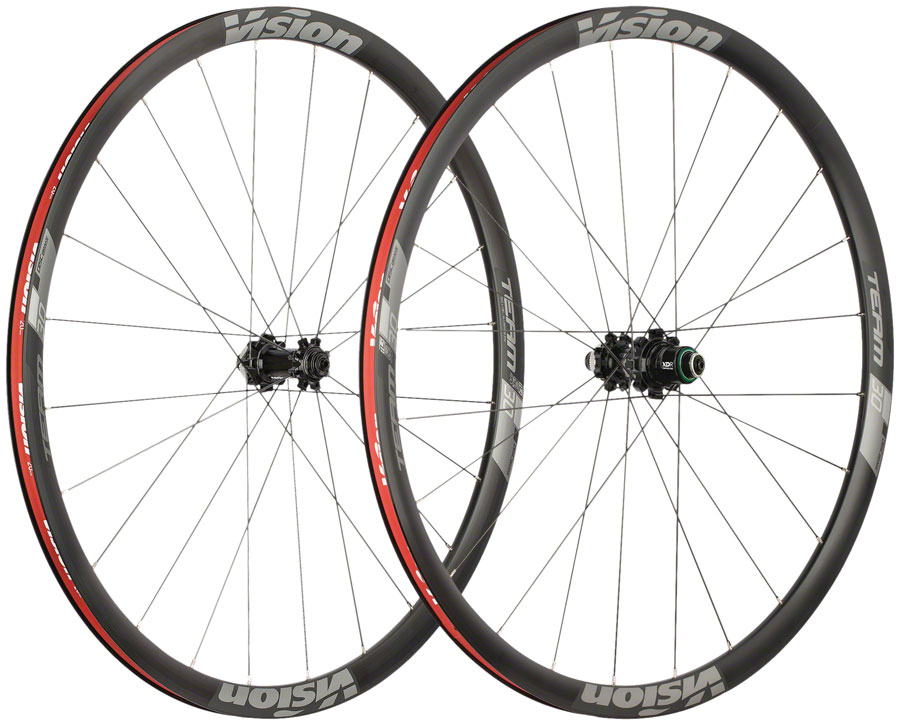 Vision Team 30 Wheelset - 700c, 12 x 100/142mm, Center-Lock, XDR, Black ...